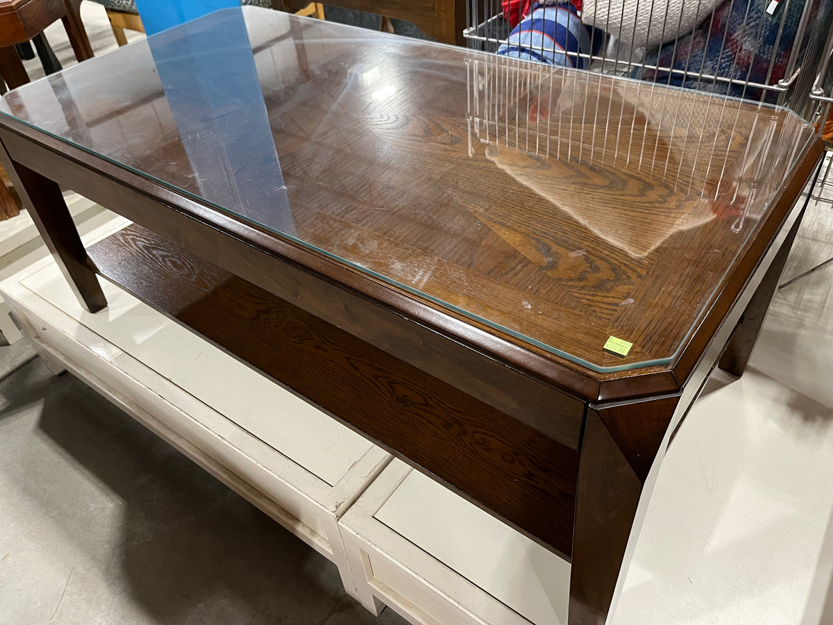 Angular Coffee Table w/ Glass Top – Habitat for Humanity Greater Ottawa ... Angular Coffee Table w/ Glass Top – Habitat for Humanity Greater Ottawa ...