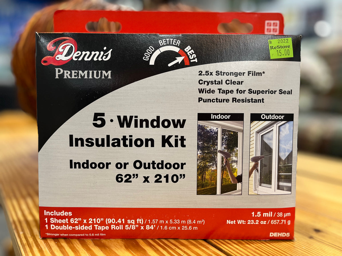 Window Insulation Kit Habitat For Humanity Greater Ottawa Restore