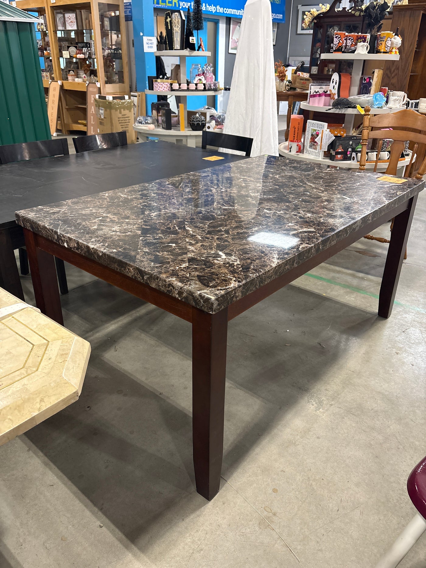 Faux Stone Dining Table – Habitat for Humanity Greater Ottawa ReStore