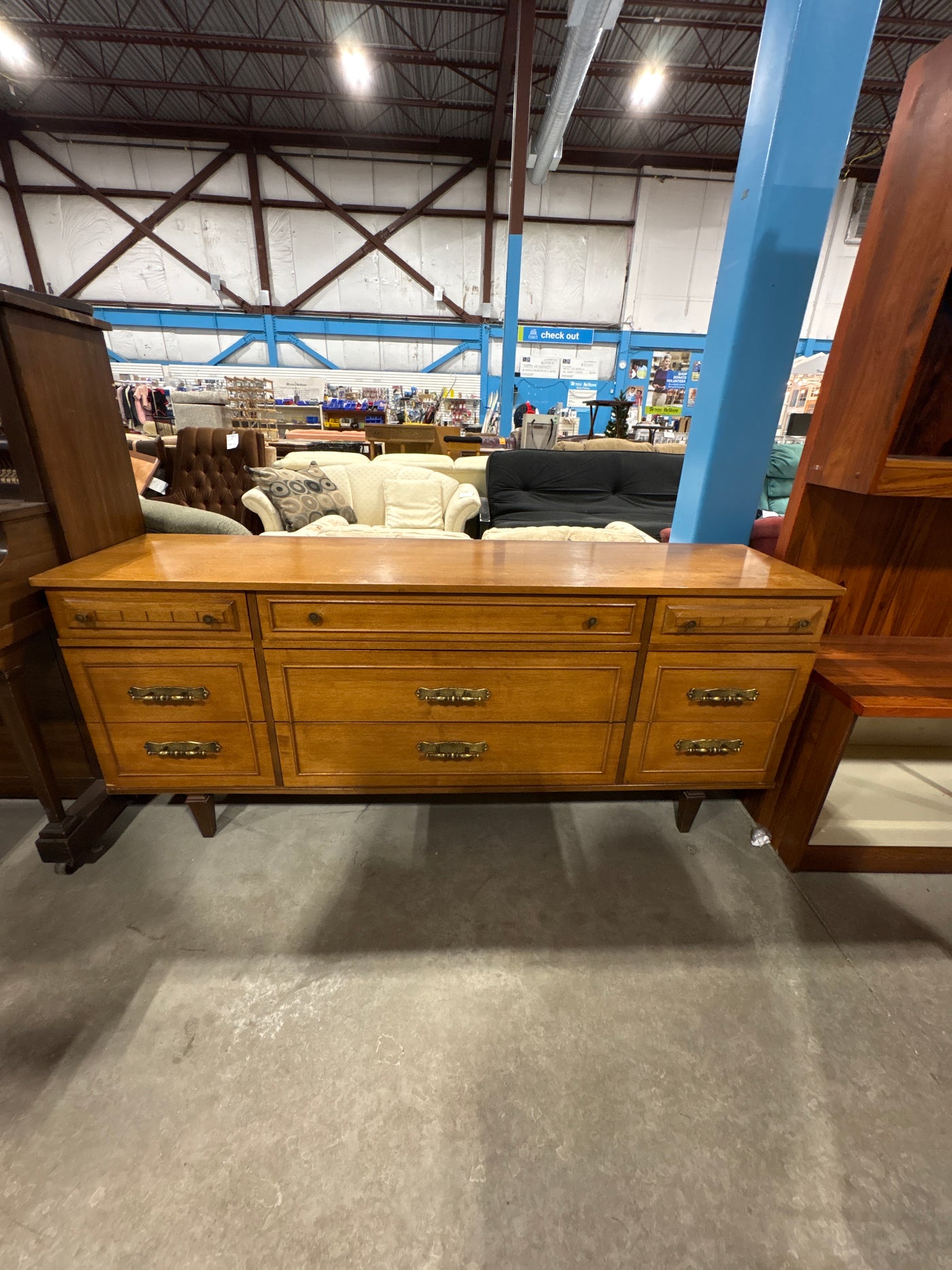 Midcentury Modern Walnut Long Dresser – Habitat for Humanity Greater ...