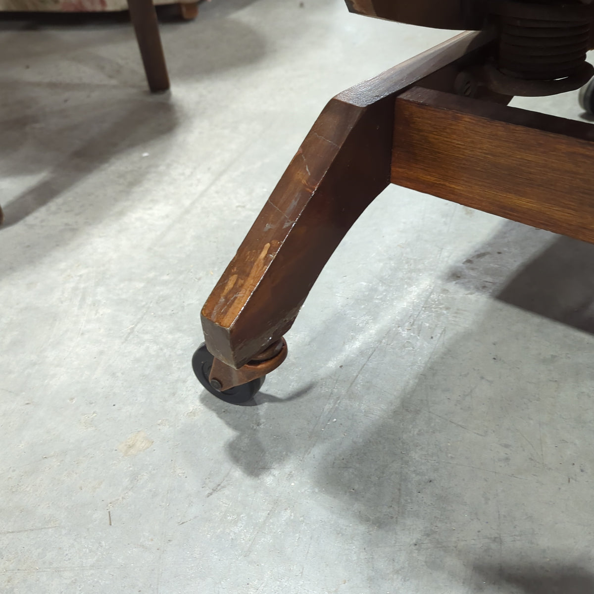 Wooden Rocking Chair with Floral Motif – Habitat for Humanity Greater ...