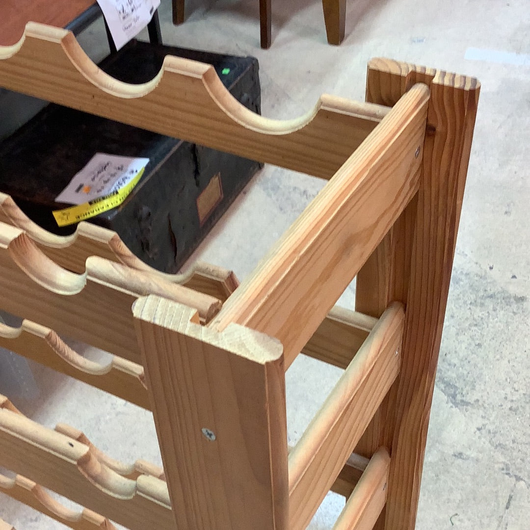 Simple Wooden Wine Rack – Habitat for Humanity Greater Ottawa ReStore
