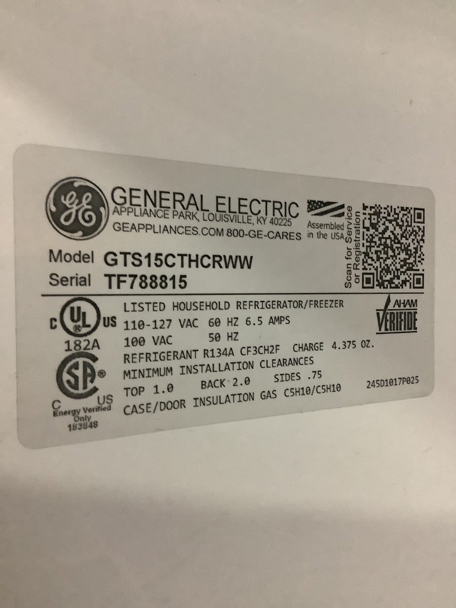GE Fridge – Habitat for Humanity Greater Ottawa ReStore