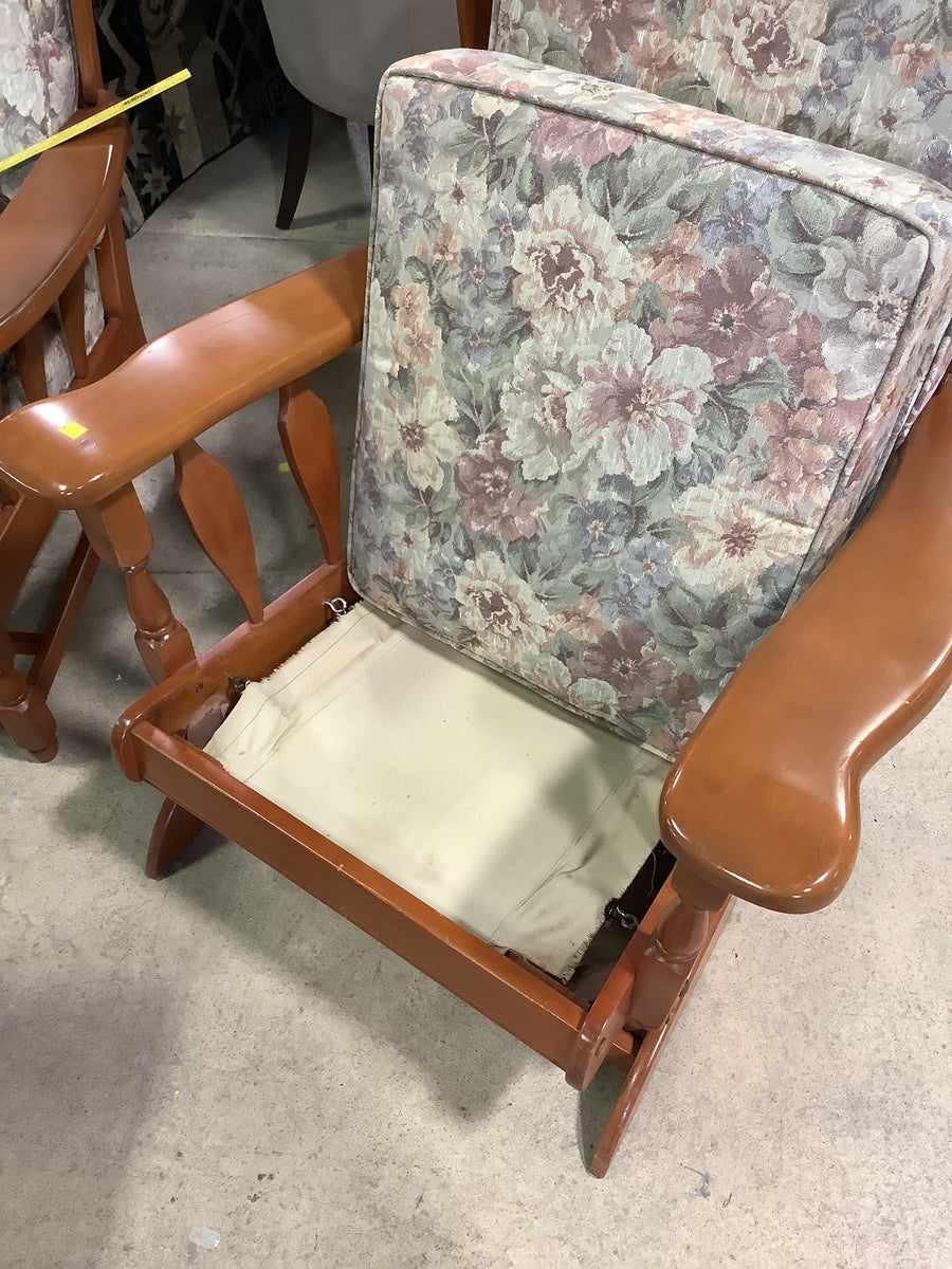 Floral Antique Style Rocking Chair – Habitat for Humanity Greater ...