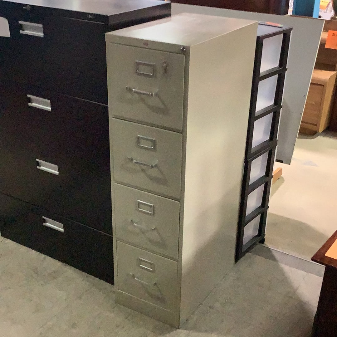 4-Drawer Beige Filing Cabinet – Habitat for Humanity Greater Ottawa ReStore