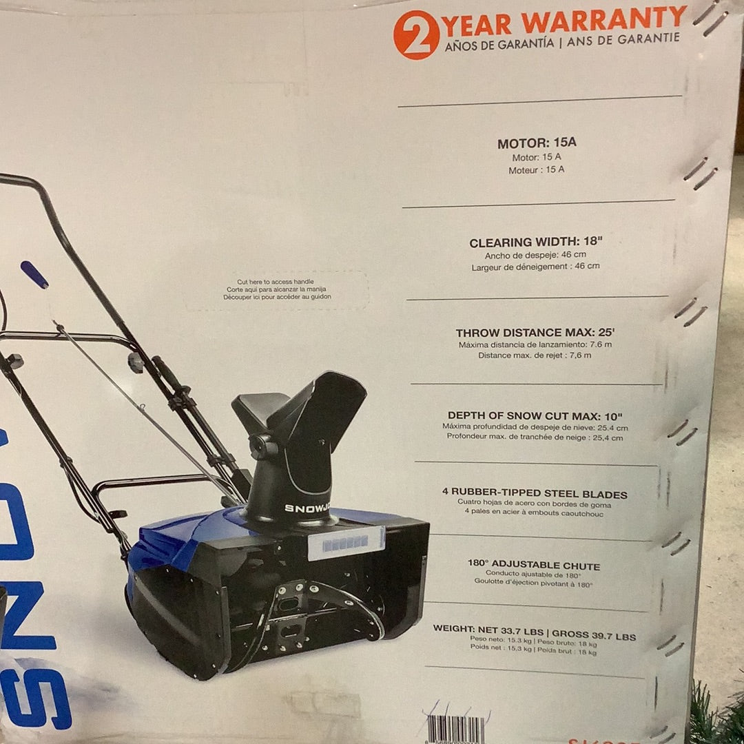 SnowJoe LED Snow Thrower – Habitat for Humanity Greater Ottawa ReStore