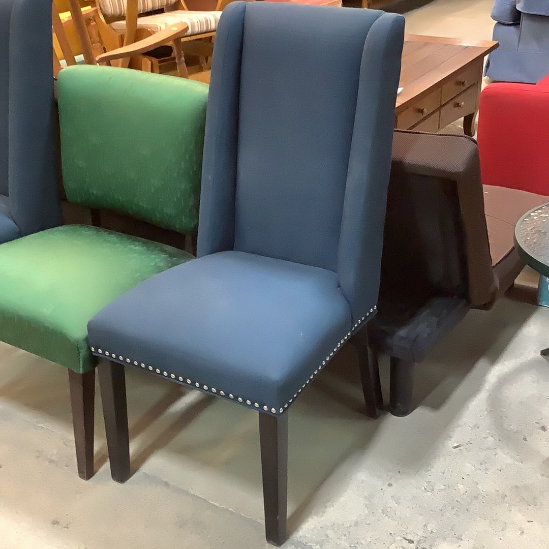 Dark Blue High Back Chair – Habitat for Humanity Greater Ottawa ReStore
