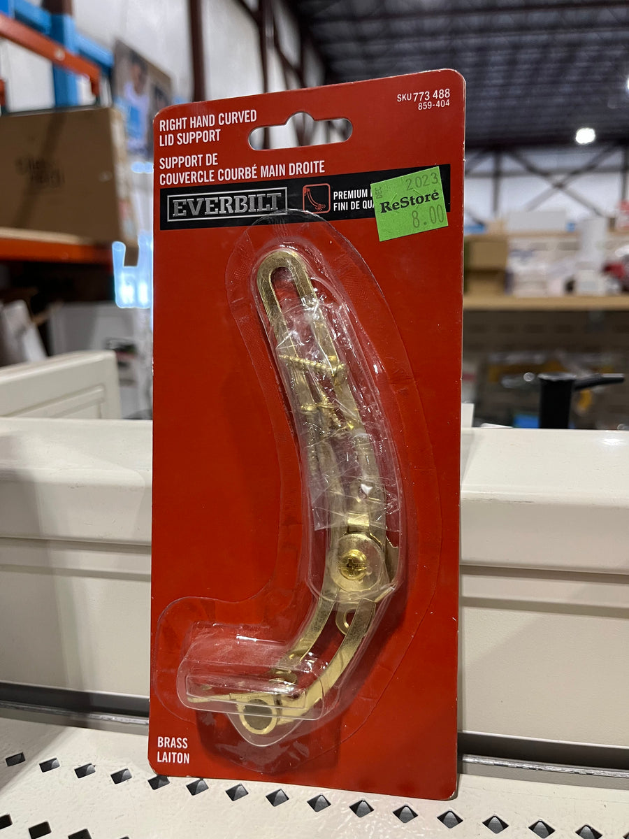 Brass Right Hand Curved Lid Support – Habitat for Humanity Greater ...