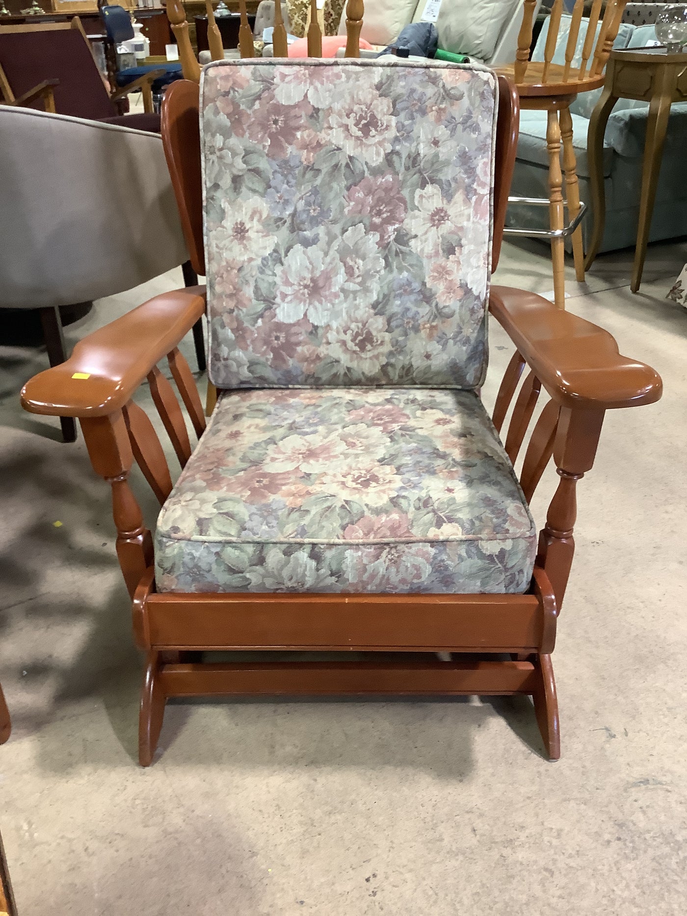 Floral Antique Style Rocking Chair – Habitat for Humanity Greater ...