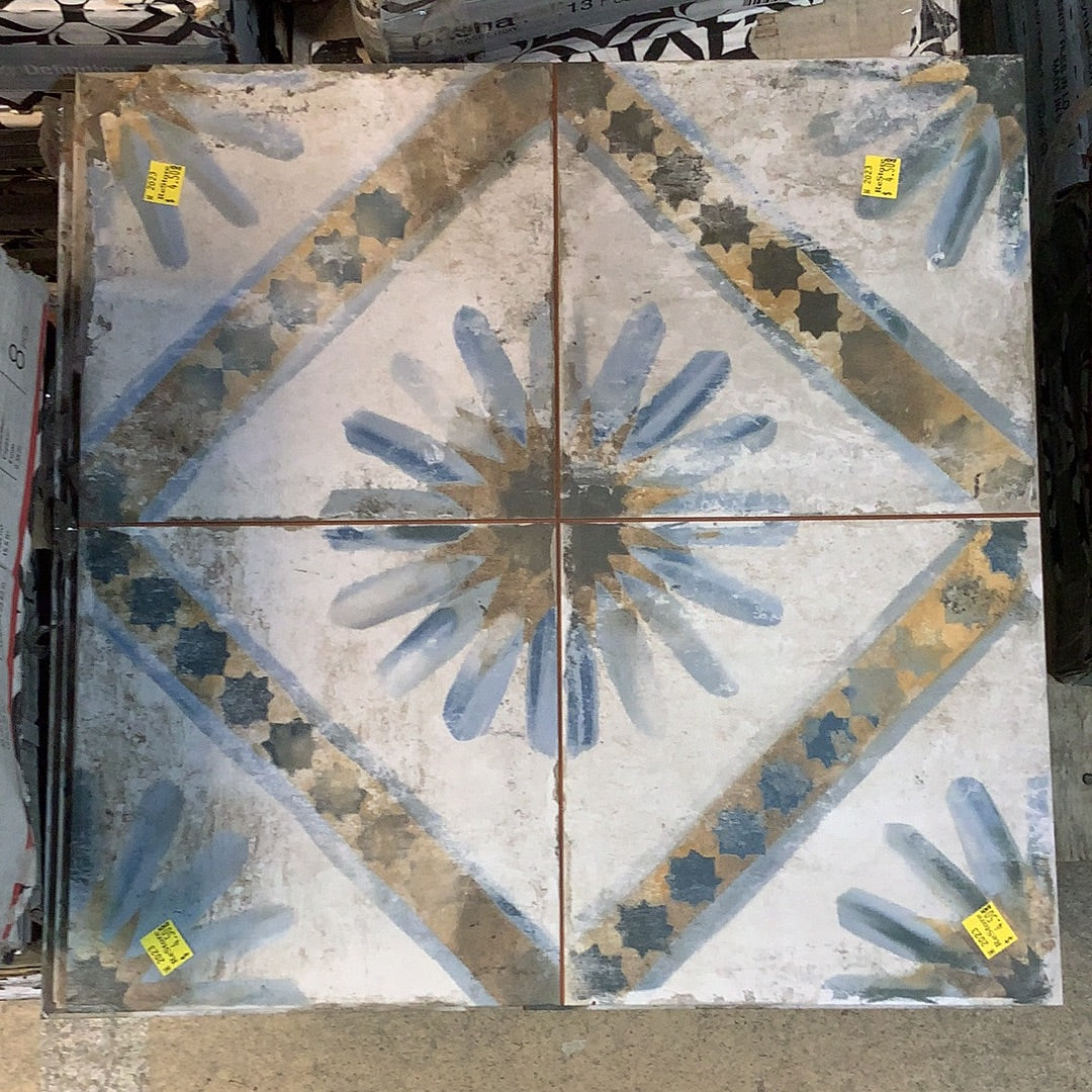Floral Floor Tiles – Habitat for Humanity Greater Ottawa ReStore