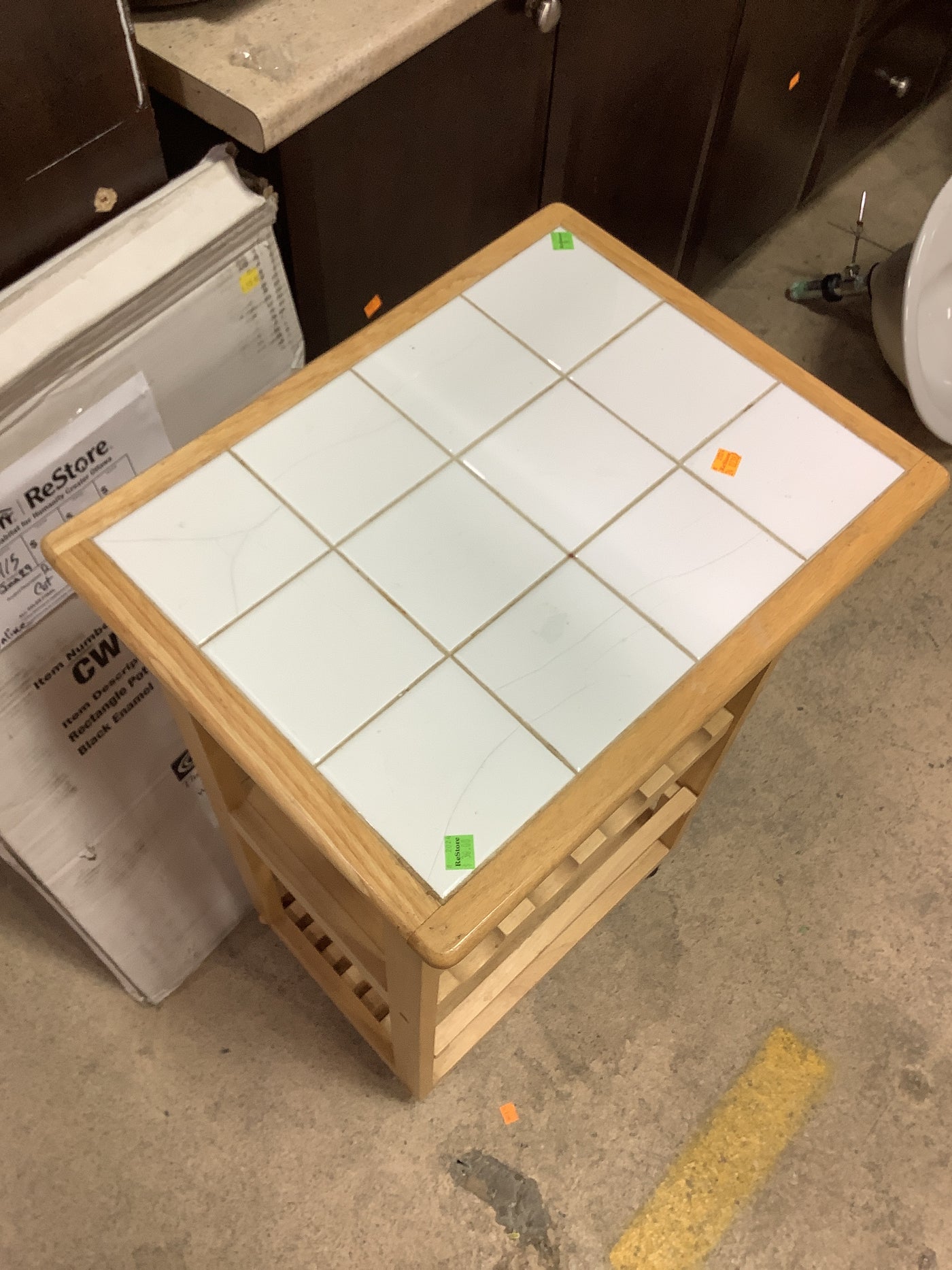 Tile Top Wine Rack – Habitat for Humanity Greater Ottawa ReStore
