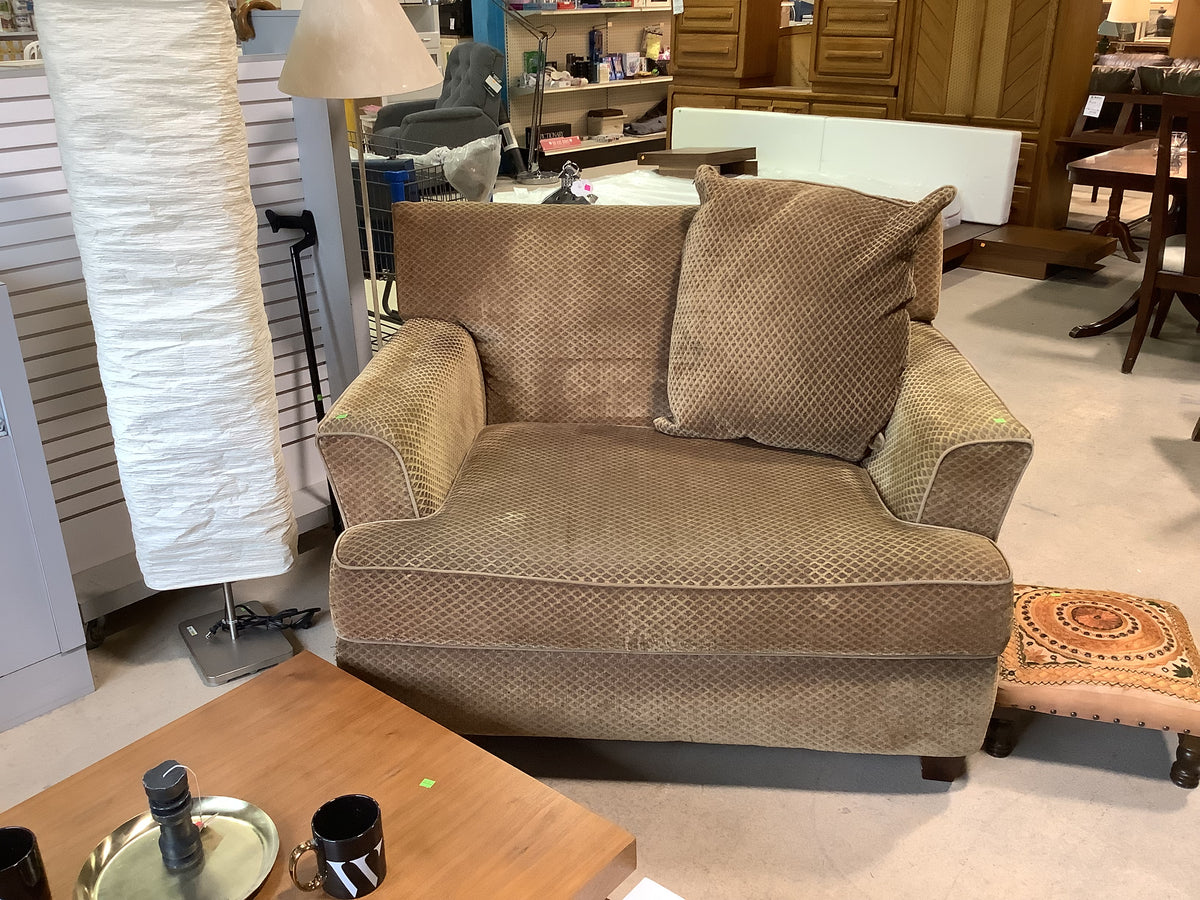 Green Patterned Armchair – Habitat for Humanity Greater Ottawa ReStore