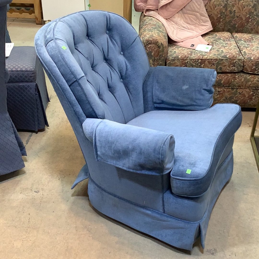 Rotating Blue Rocking Chair – Habitat for Humanity Greater Ottawa ReStore