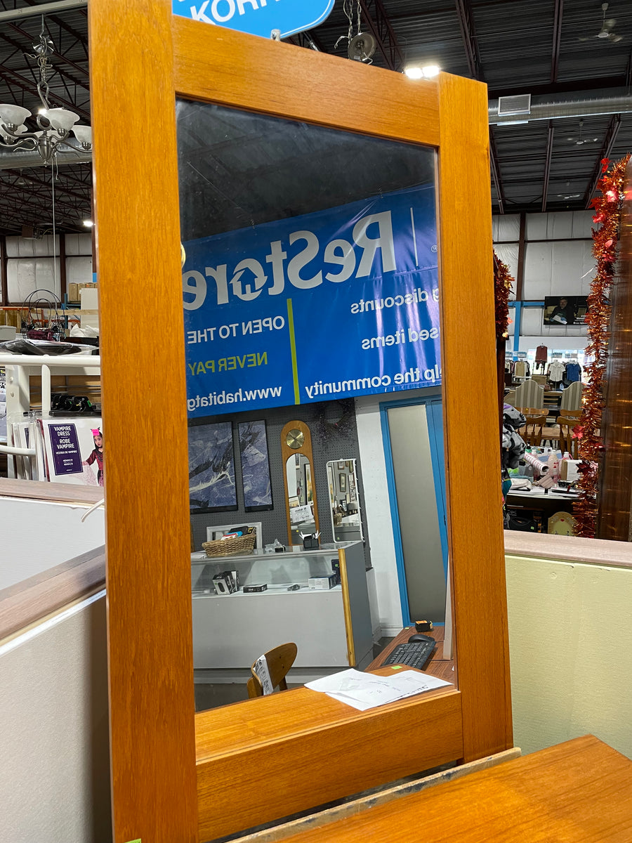 MCM Teak Framed Mirror – Habitat for Humanity Greater Ottawa ReStore