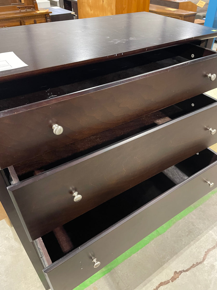 5 Drawer Dark Brown Dresser – Habitat for Humanity Greater Ottawa ReStore