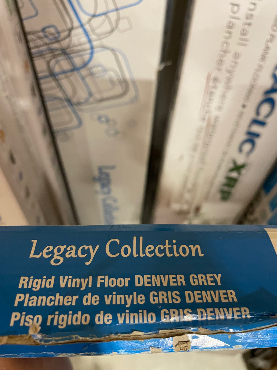 Denver Grey Vinyl Flooring – Habitat for Humanity Greater Ottawa ReStore