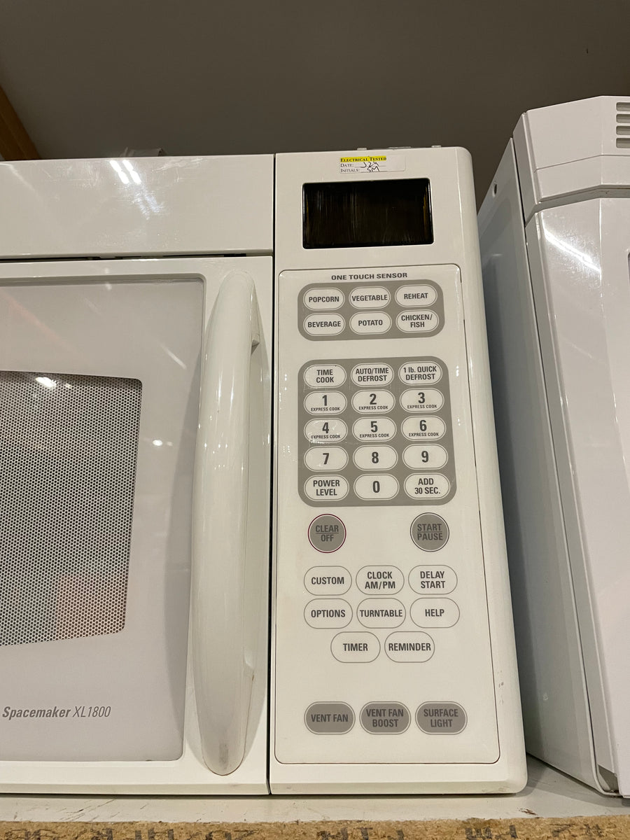 GE Profile White Microwave – Habitat for Humanity Greater Ottawa ReStore