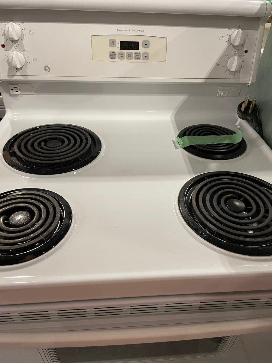 GE Four Burner Electric Stove – Habitat for Humanity Greater Ottawa ReStore
