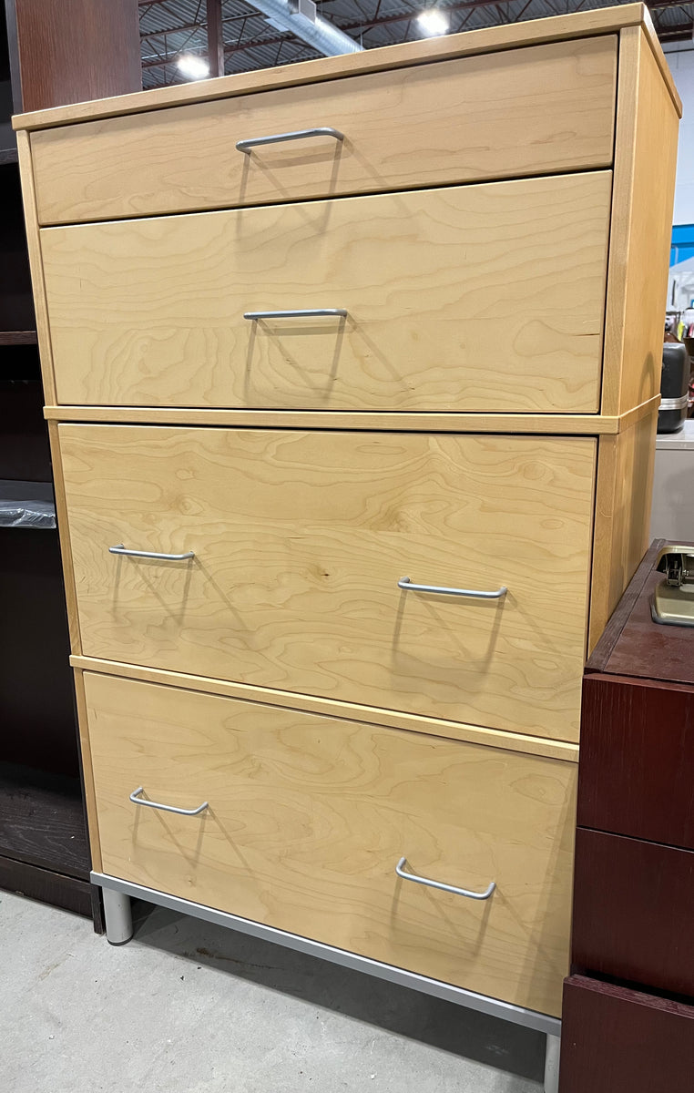 Tall Light Wood Filing Cabinet – Habitat for Humanity Greater Ottawa ...