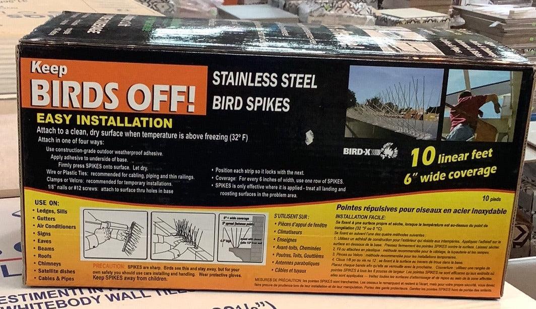 Bird Spikes – Habitat for Humanity Greater Ottawa ReStore
