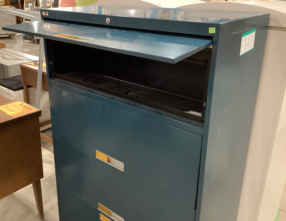 Large Blue Filing Cabinet – Habitat for Humanity Greater Ottawa ReStore