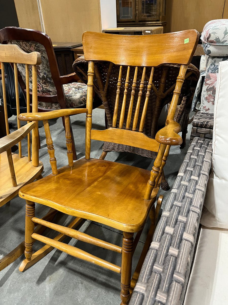 Carved Rocking Chair – Habitat for Humanity Greater Ottawa ReStore