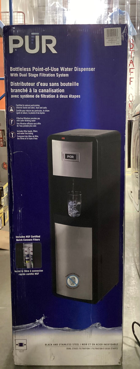 PUR Bottleless Point-Of-Use Water Dispenser with Dual Stage Filtration ...