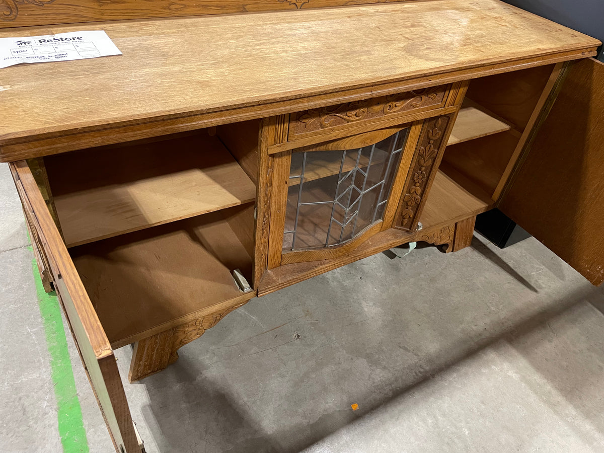 Worn Buffet with Paned Faux Glass – Habitat for Humanity Greater Ottawa ...