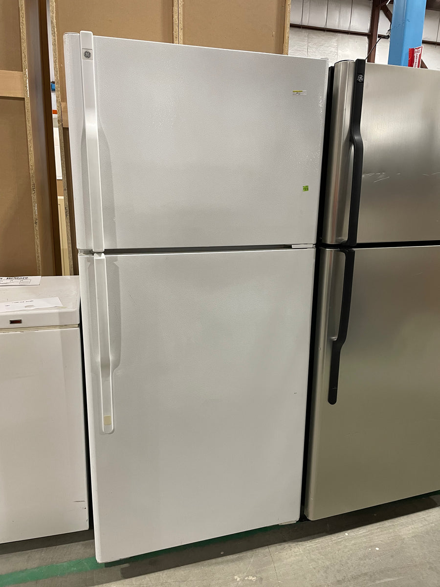 White GE Fridge – Habitat for Humanity Greater Ottawa ReStore