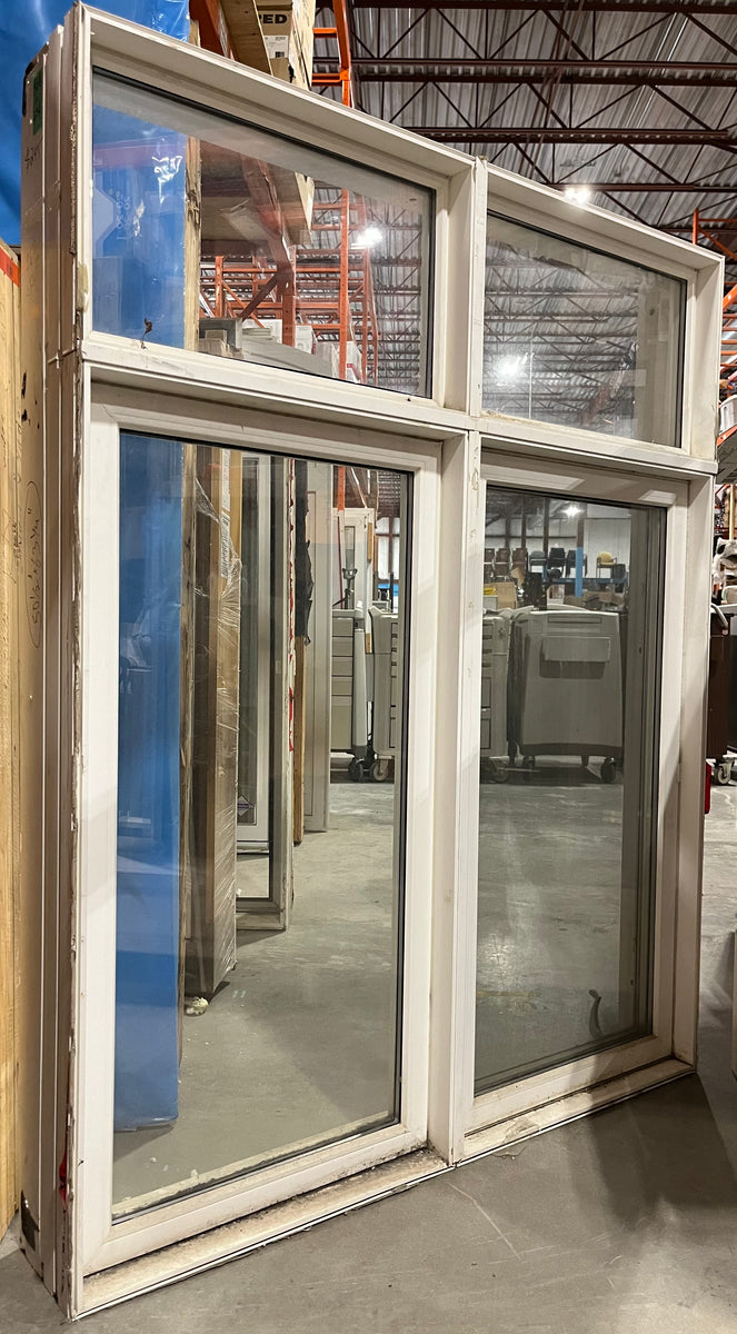 White Window with Four Panel Glass (50.5” x 63.25”) – Habitat for ...