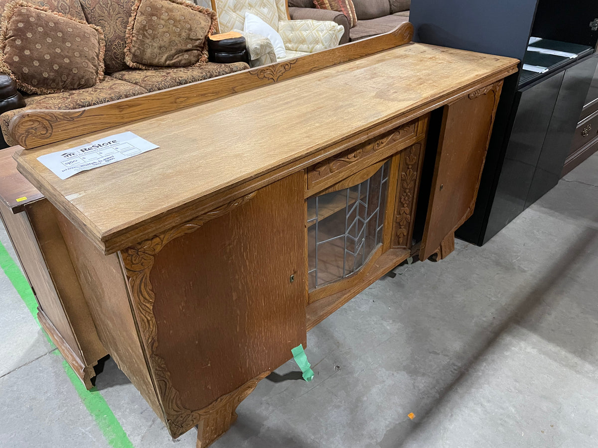 Worn Buffet with Paned Faux Glass – Habitat for Humanity Greater Ottawa ...