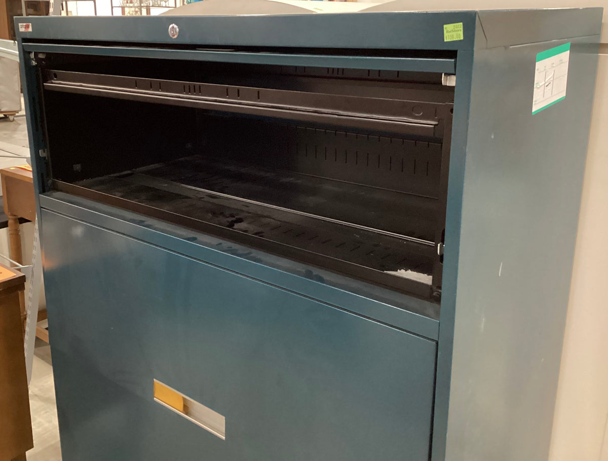 Large Blue Filing Cabinet – Habitat for Humanity Greater Ottawa ReStore