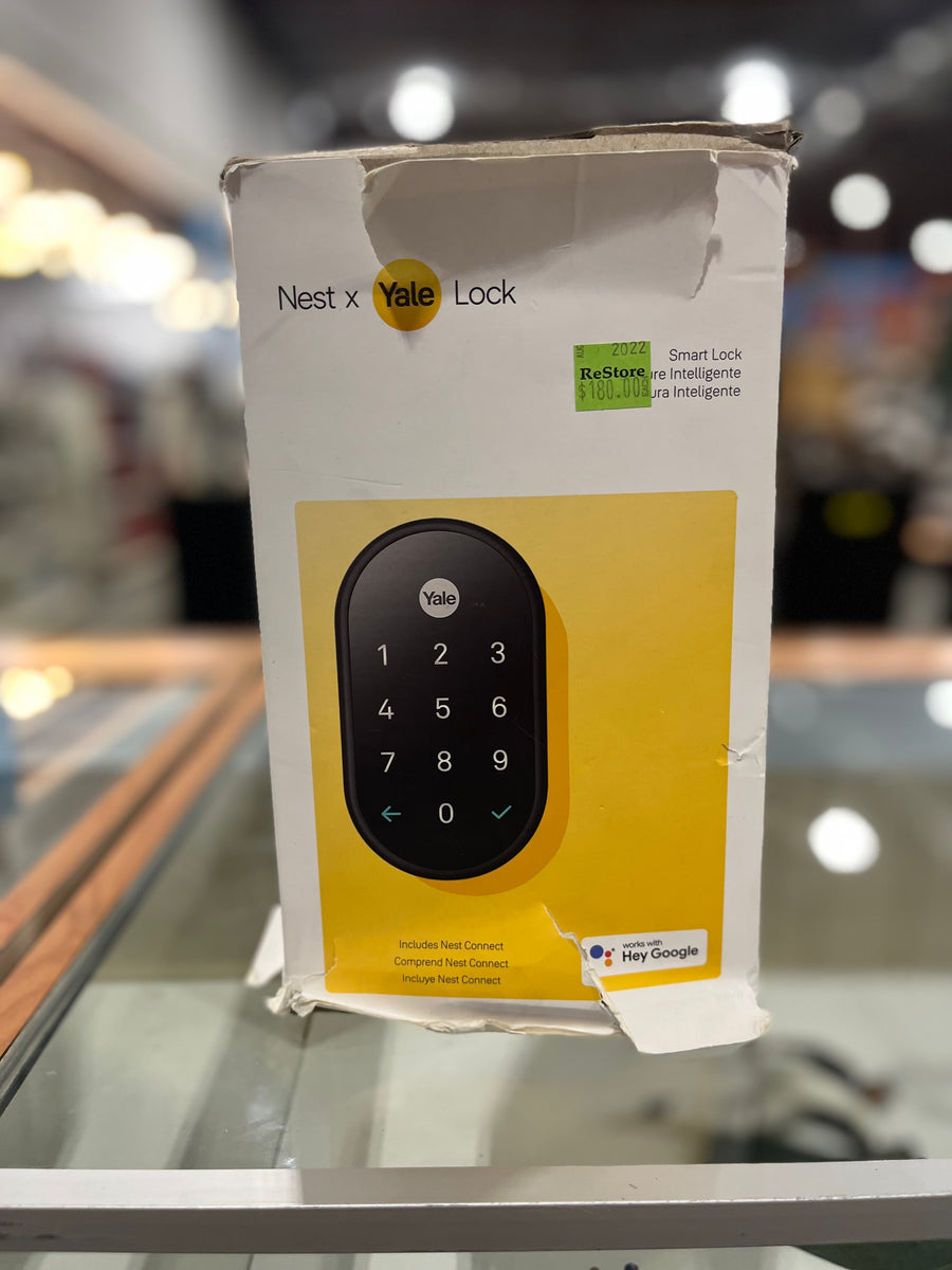 Google Nest x Yale Wi-Fi Smart Lock With Nest Connect - Black Suede ...