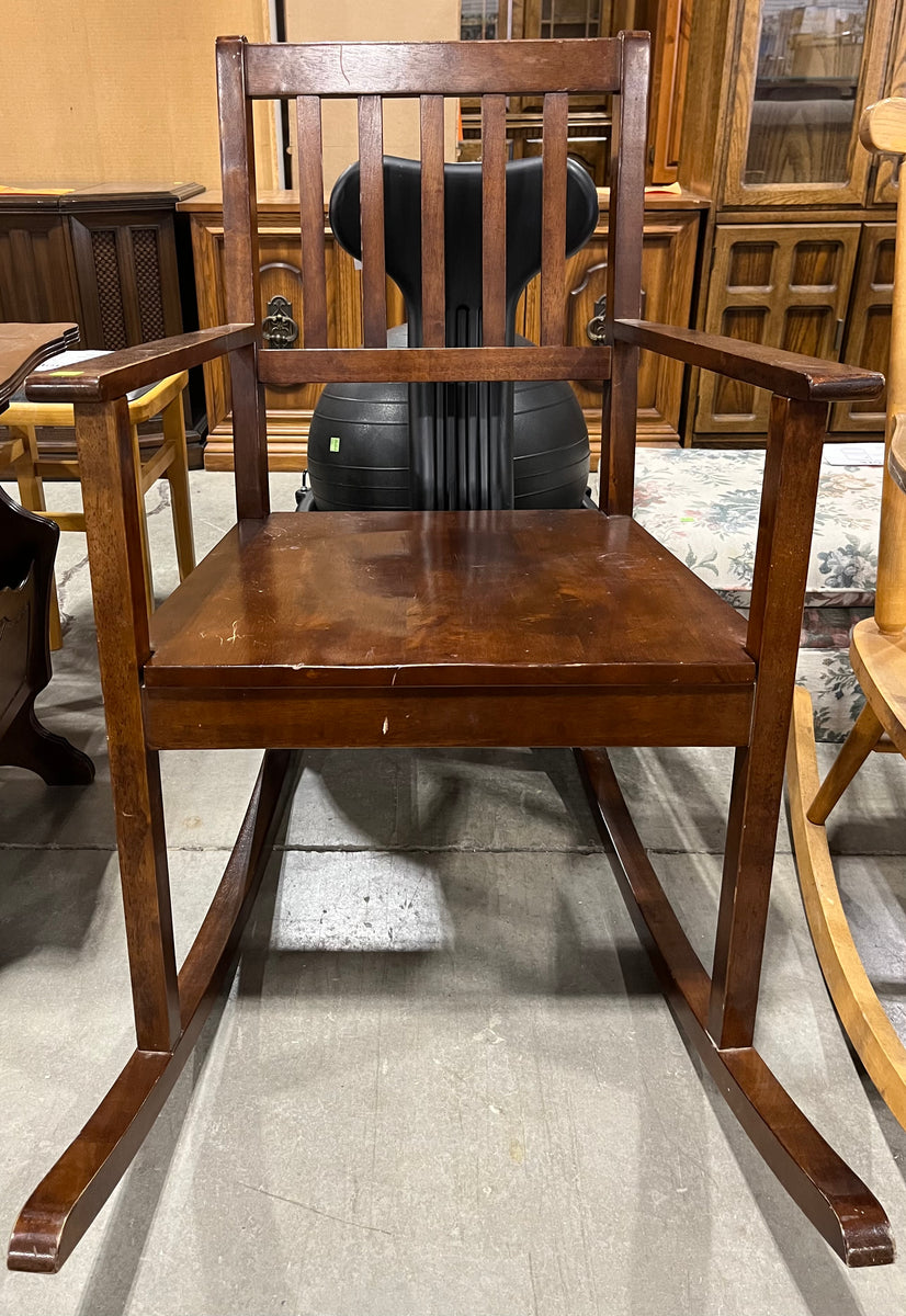 Dark Wood Rocking Chair – Habitat for Humanity Greater Ottawa ReStore
