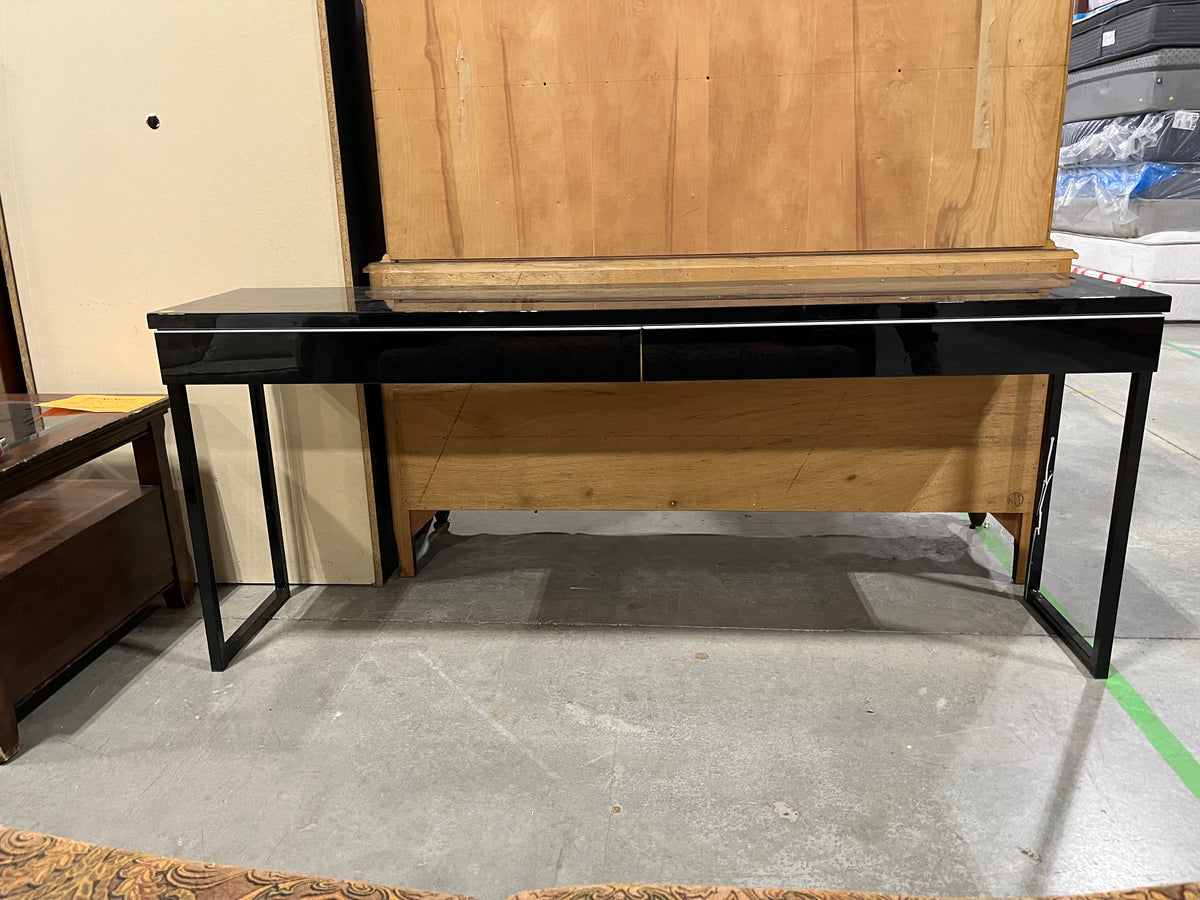 Glossy Elongated Table with Drawers – Habitat for Humanity Greater ...